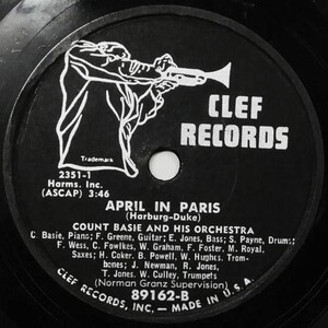 Count Basie and His Orchestra - April in Paris - Rate Your Music